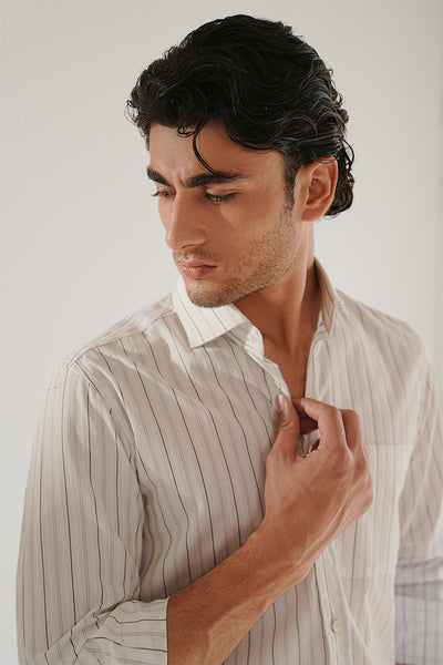 White Striped Shirt – Republic by Omar Farooq