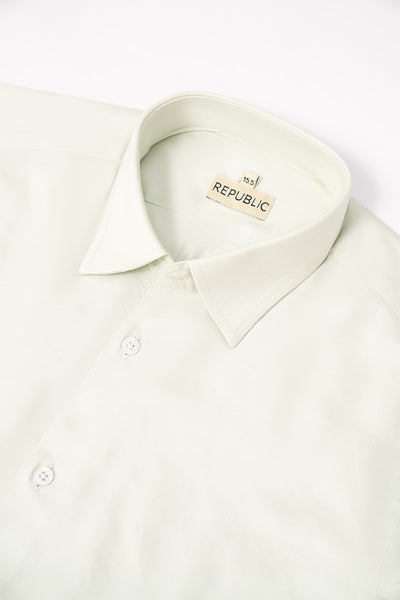 CLASSIC FIT LIGHT GREEN FORMAL SHIRT – Republic by Omar Farooq